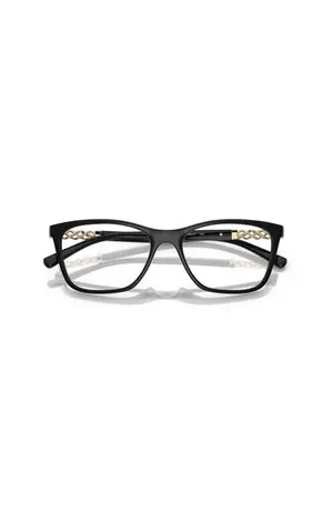VOGUE EYEWEAR 53mm Rectangle Optical Glasses - Black