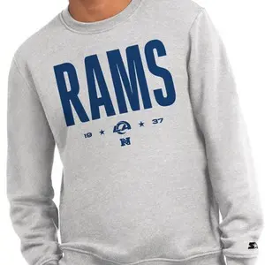 STARTER Los Angeles Rams Crewneck Sweatshirt