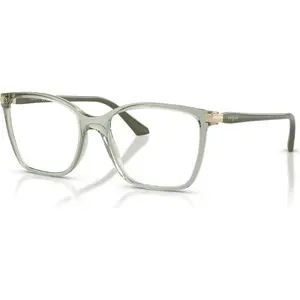 VOGUE EYEWEAR 51mm Square Optical Glasses - Green