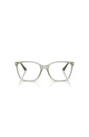 VOGUE EYEWEAR 51mm Square Optical Glasses - Green