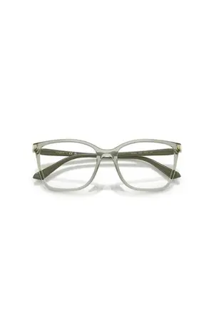 VOGUE EYEWEAR 51mm Square Optical Glasses - Green