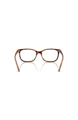 VOGUE EYEWEAR 53mm Rectangle Optical Glasses - Brown