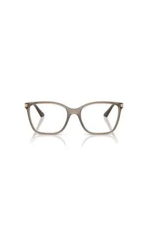 VOGUE EYEWEAR 53mm Square Optical Glasses - Brown