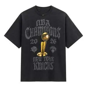 Nike New York Knicks 2026 Nba Finals Champions Authentic On Court T-shirt - Grey