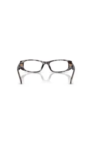 VOGUE EYEWEAR 51mm Rectangle Optical Glasses - Tortoise