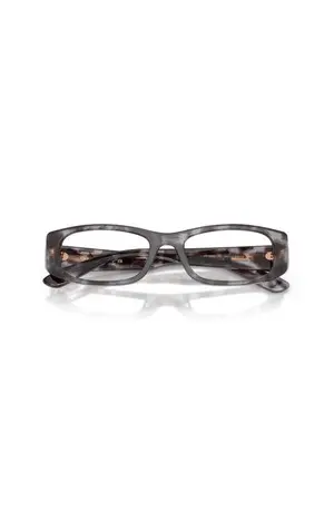 VOGUE EYEWEAR 51mm Rectangle Optical Glasses - Tortoise