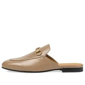Gucci Princetown Leather Slipper 'brown Leather