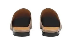Gucci Princetown Leather Slipper - Tan
