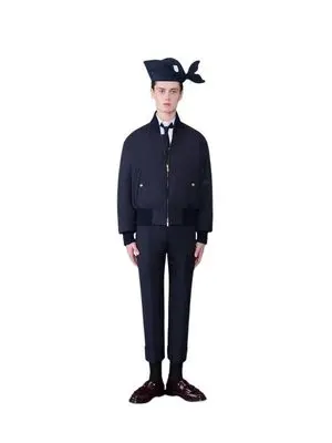 Thom Browne Tailored Trousers With Backstrap Detail