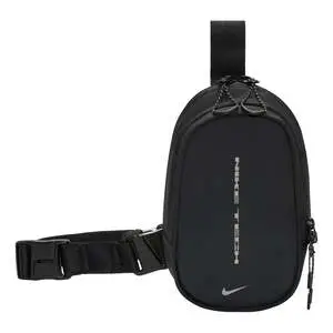 Nike Commute 1l Tech Crossbody Bag - Black/black/reflect Silver