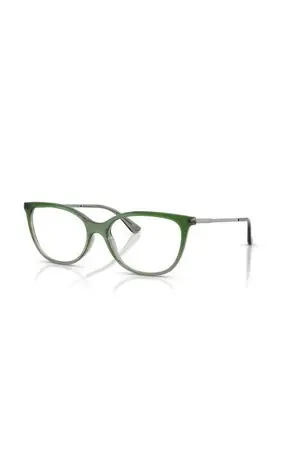 VOGUE EYEWEAR 50mm Oval Optical Glasses Green