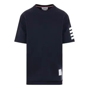 Thom Browne Short Sleeve T-shirt - Navy