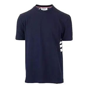 Thom Browne Short Sleeve T-shirt - Navy