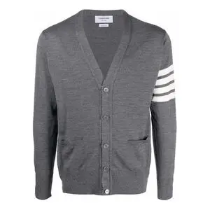 Thom Browne Cardigan With Contrast Striping