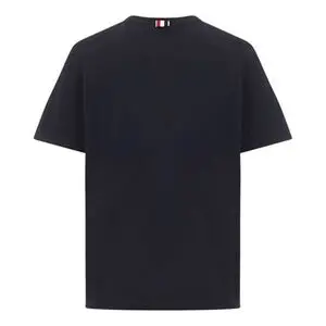 Thom Browne Short Sleeve T-shirt - Navy