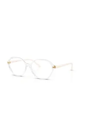 VOGUE EYEWEAR 53mm Irregular Optical Glasses - Transparent