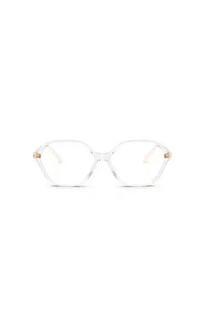VOGUE EYEWEAR 53mm Irregular Optical Glasses - Transparent
