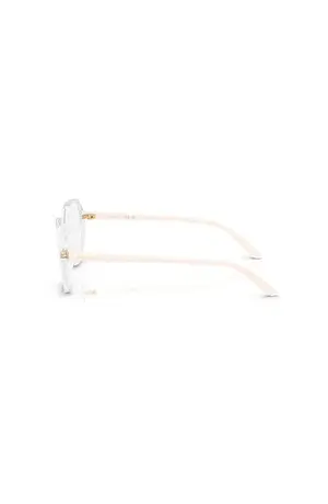 VOGUE EYEWEAR 53mm Irregular Optical Glasses - Transparent