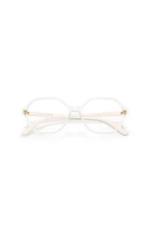 VOGUE EYEWEAR 53mm Irregular Optical Glasses - Transparent