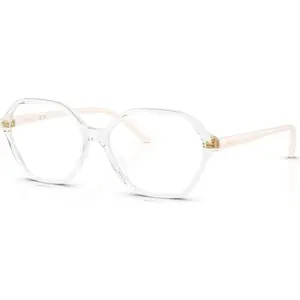 VOGUE EYEWEAR 55mm Irregular Optical Glasses Transparent