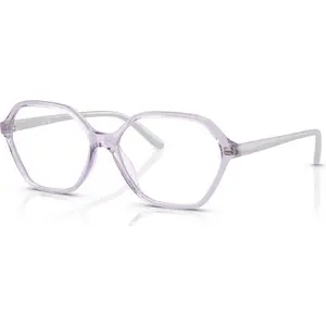 VOGUE EYEWEAR 55mm Irregular Optical Glasses - Violet