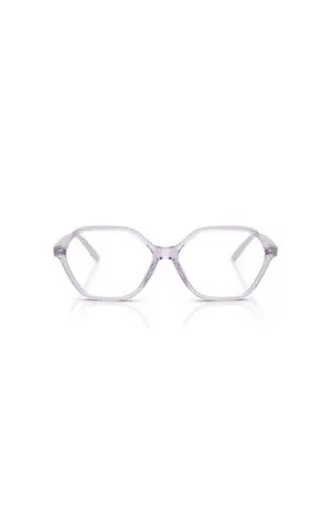 VOGUE EYEWEAR 55mm Irregular Optical Glasses - Violet