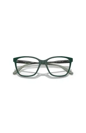 VOGUE EYEWEAR 51mm Rectangle Optical Glasses - Green