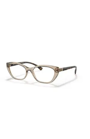 VOGUE EYEWEAR 52mm Oval Optical Glasses - Brown