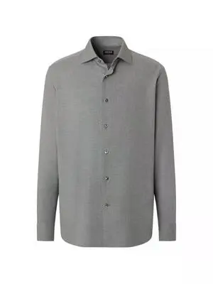Zegna Mélange Cashco Shirt - Grey
