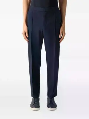 Zegna Navy Wool Pants