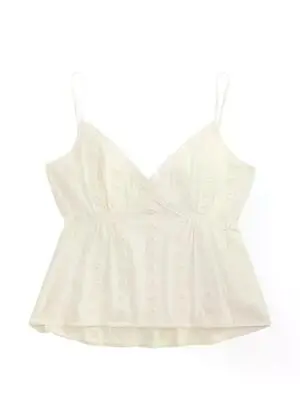 Ralph Lauren Eyelet Lace-trim Blouse - Neutrals