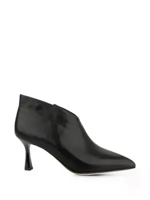 LINDA BAUMANN Pointed-toe Ankle Boots - Black
