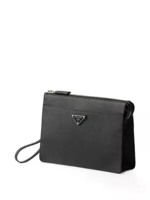 Prada Saffiano Leather Clutch Bag
