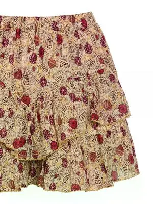 MARANT ETOILE Floral-pattern Mini Skirt
