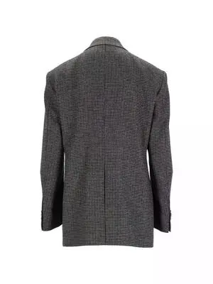 Tagliatore Loreley Double-breasted Micro-check Jacket - Grey
