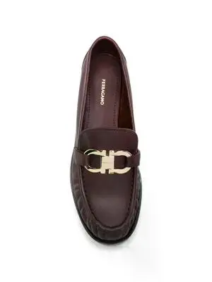 FERRAGAMO Gancini-plaque Loafers