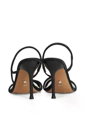 TWENTY FOURHAITCH Flamenco Crystal-embellished Stiletto Sandals