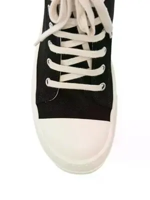 Rick Owens Embroidered Star High-top Sneakers
