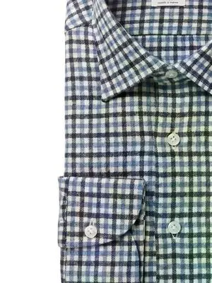 BORRIELLO NAPOLI Check-print Flannel Shirt