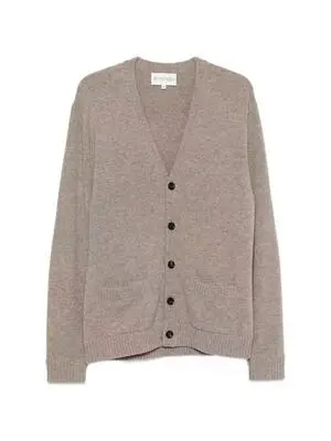 Eric Bompard Cashmere V-neck Cardigan - Brown
