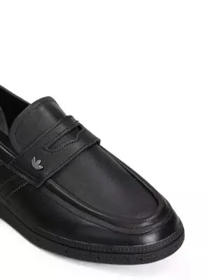 Adidas Logo-plaque Leather Loafers