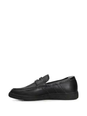 Adidas Logo-plaque Leather Loafers