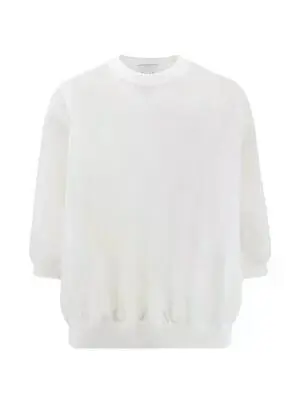 NUDE Crew-neck Oversized T-shirt - White