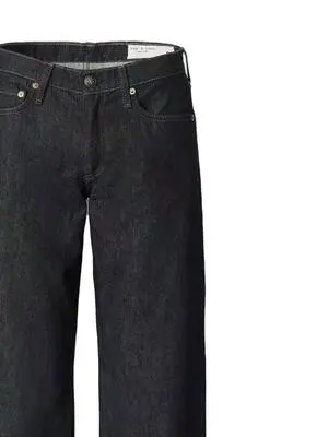 Rag & Bone Button-up Straight-leg Jeans