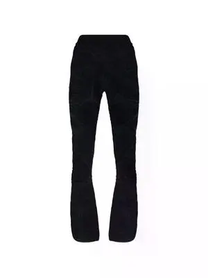 Etro Paisley-pattern Flared Trousers - Black