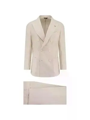 TOMBOLINI Zero Gravity Double-breasted Suit - Neutrals