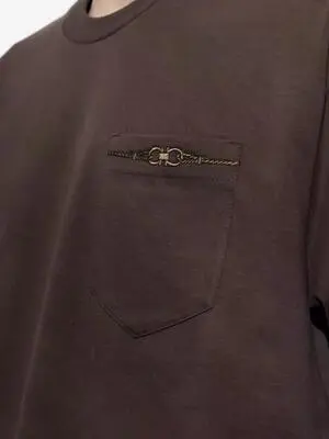 FERRAGAMO Gancini-detail Pocket T-shirt