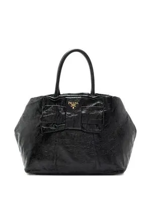 Prada Nappa Fiocco Bow Tote Bag