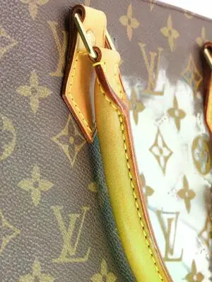 LOUIS VUITTON Vintage Sac Plat Bag Monogram Canvas Tote Bag - Brown