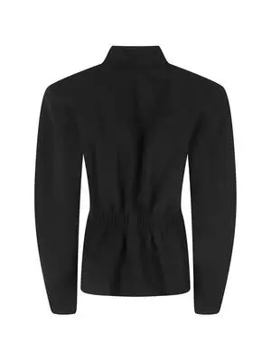Andamane Margaux Belted Puff-sleeve Jacket